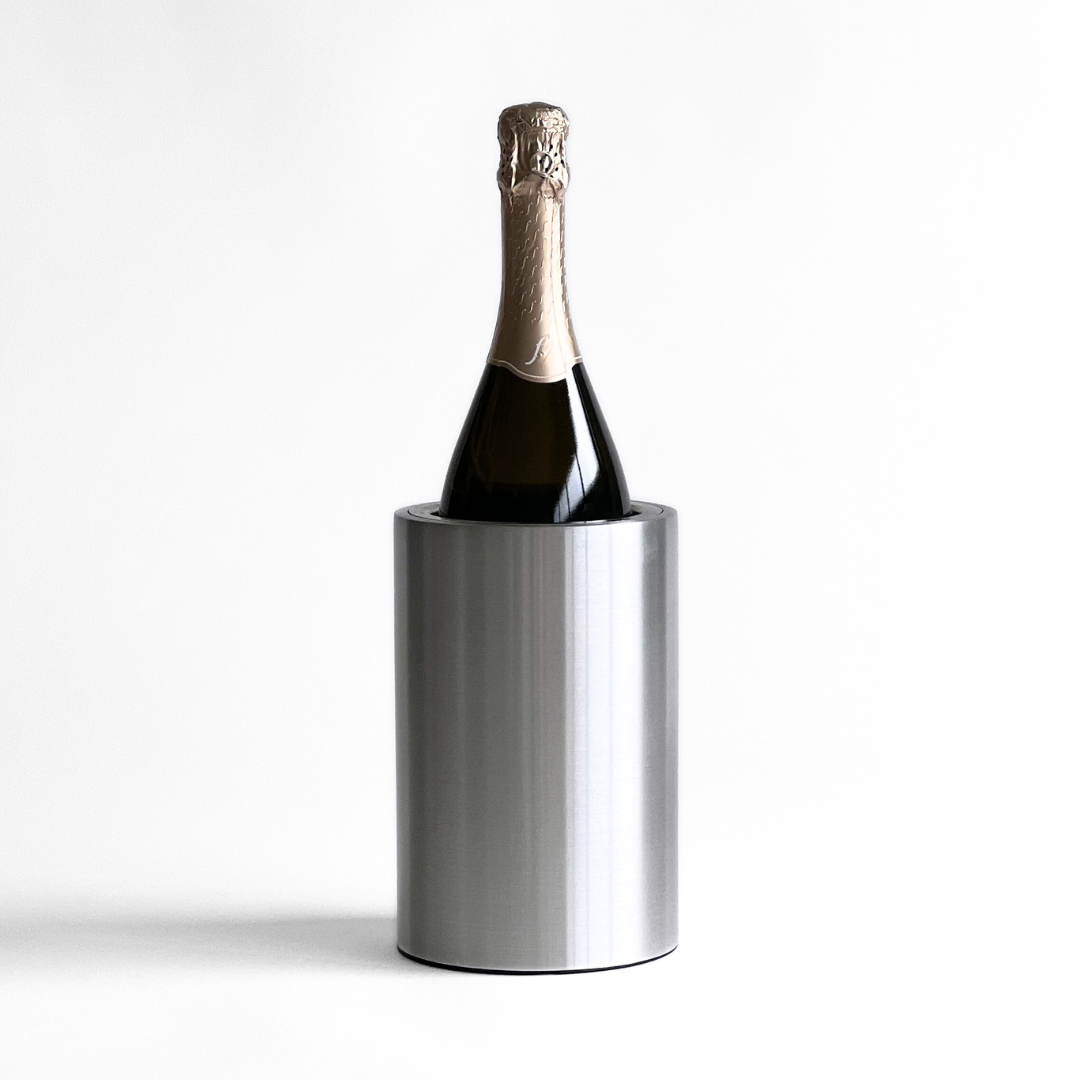 Elegant Silver Cooler | Silver Wine & Champagne Coolers – Coolenator